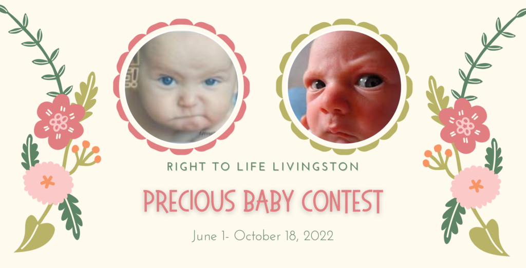 Precious Baby Contest 2022 – Right to Life Livingston